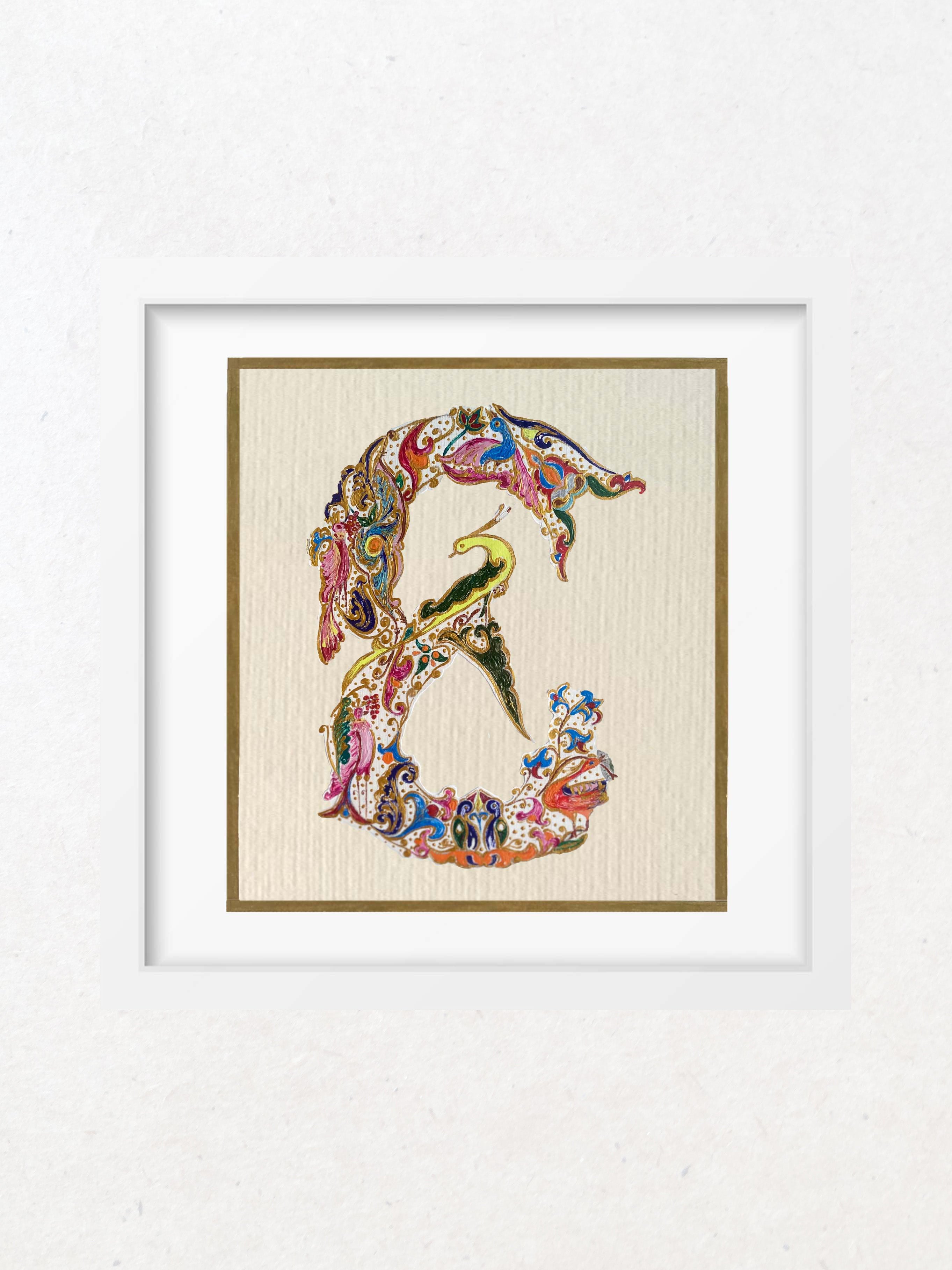 ART – Siranush Yeritsyan – Trchnakir Letters (Armenian Birdlike Callig ...