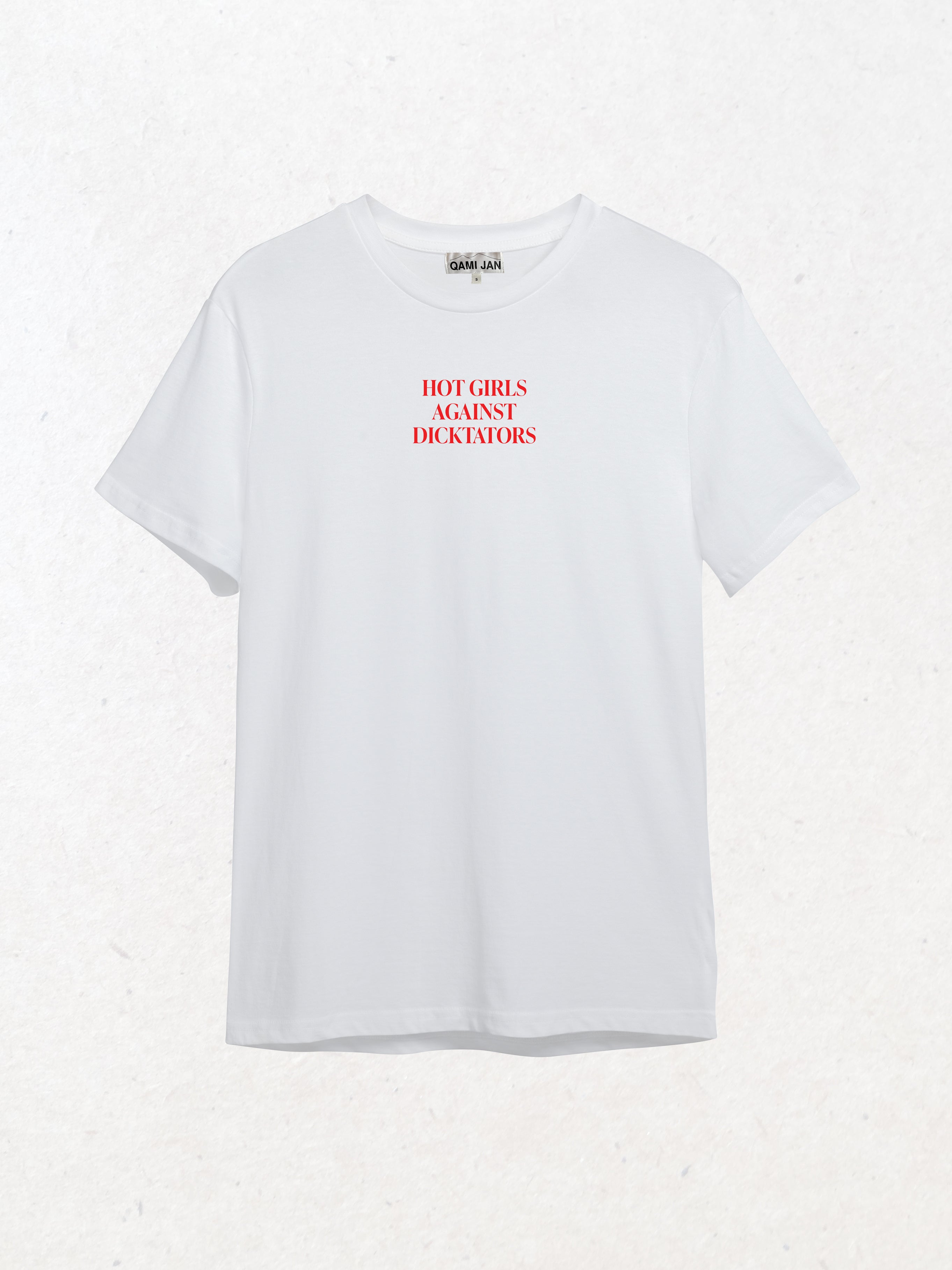 HOT GIRLS AD - Classic White Tee – QAMI JAN